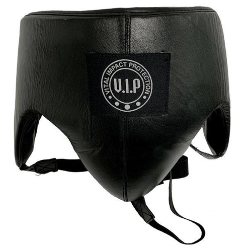 Black Leather Boxing Groin & Kidney Protector Guard – VIP Boxing Equipment